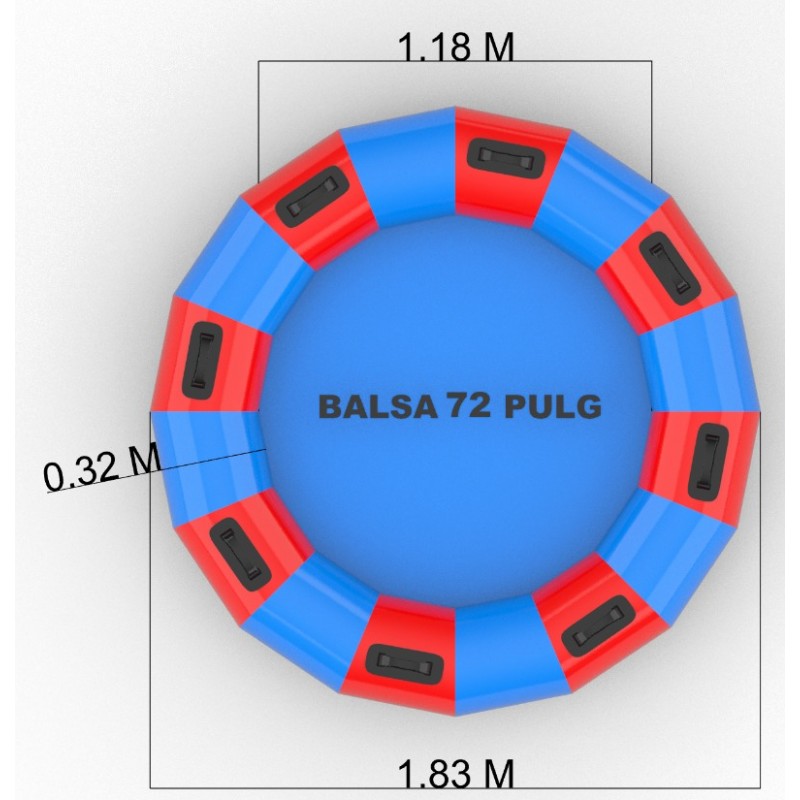 Circular raft 72"