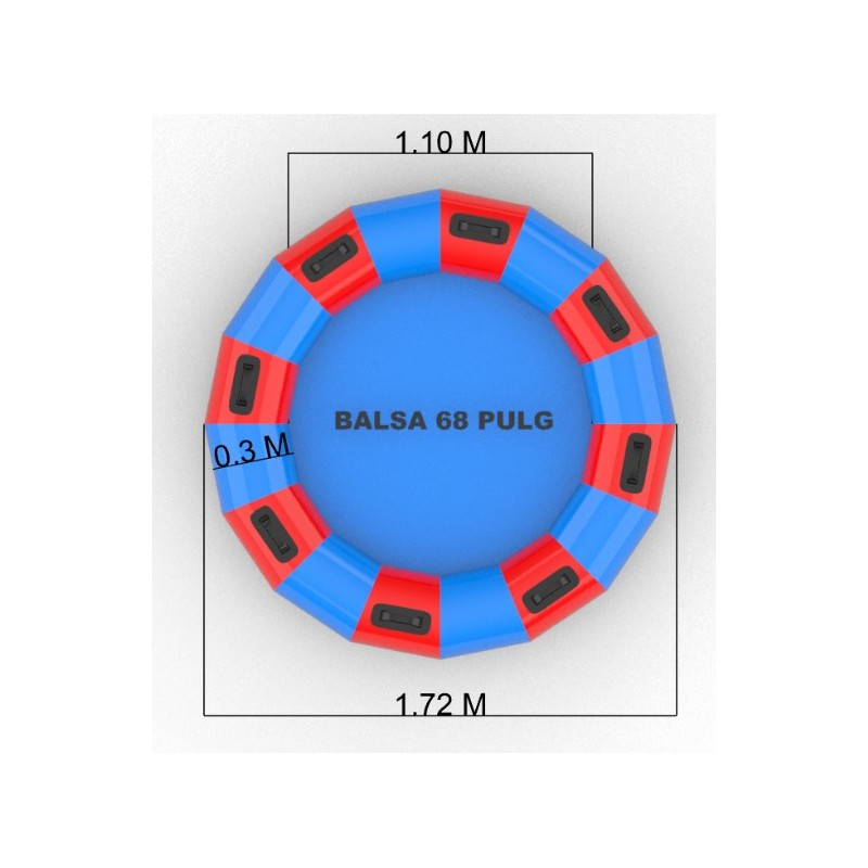 Circular raft 68"